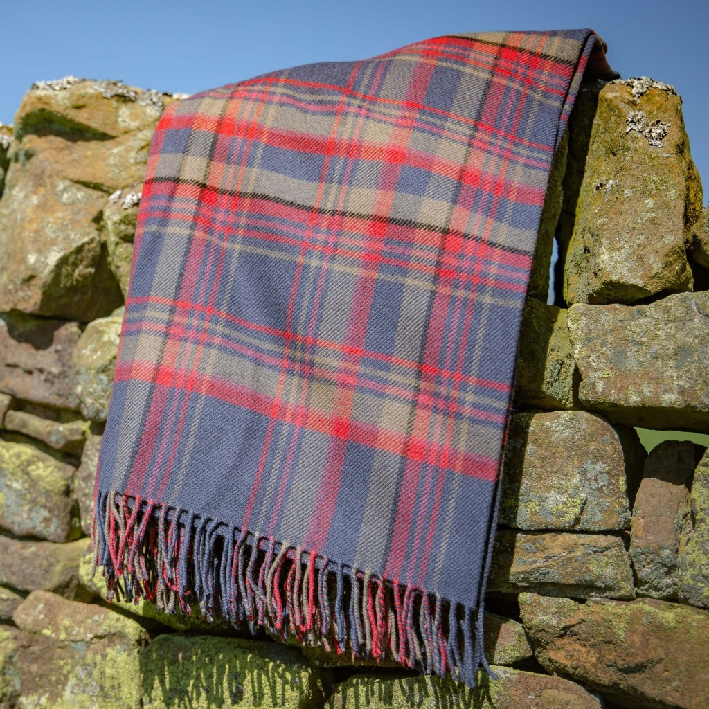 Highlands at Dusk Tartan Throw - Araminta Campbell