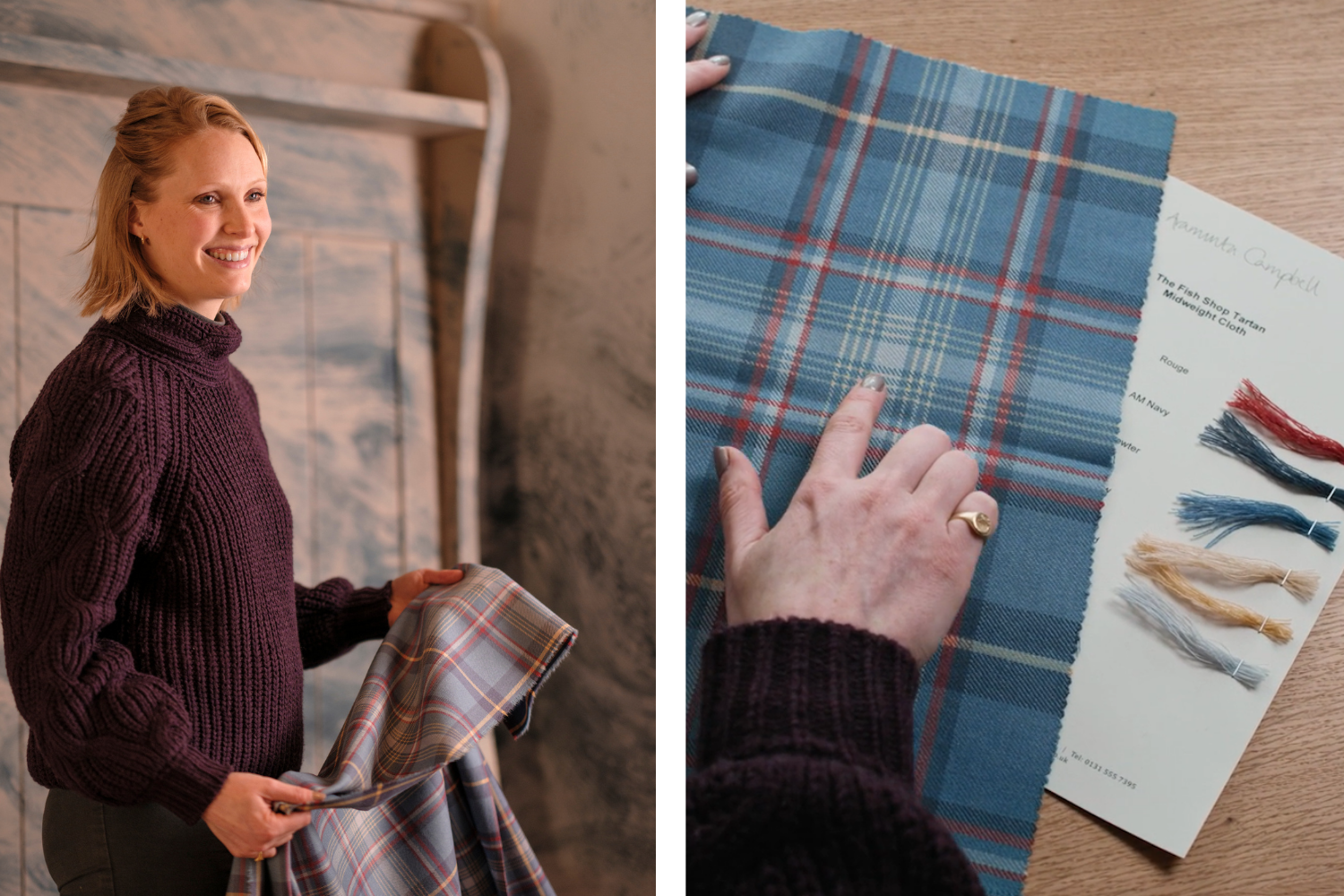 Custom Tartan for Artfarm’s Newest Restaurant: The Fish Shop in ...